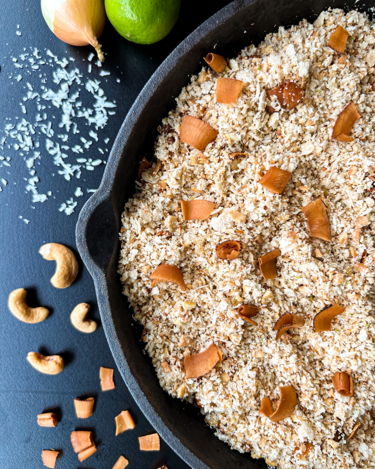 Farofa de coco | Cozinha Clara